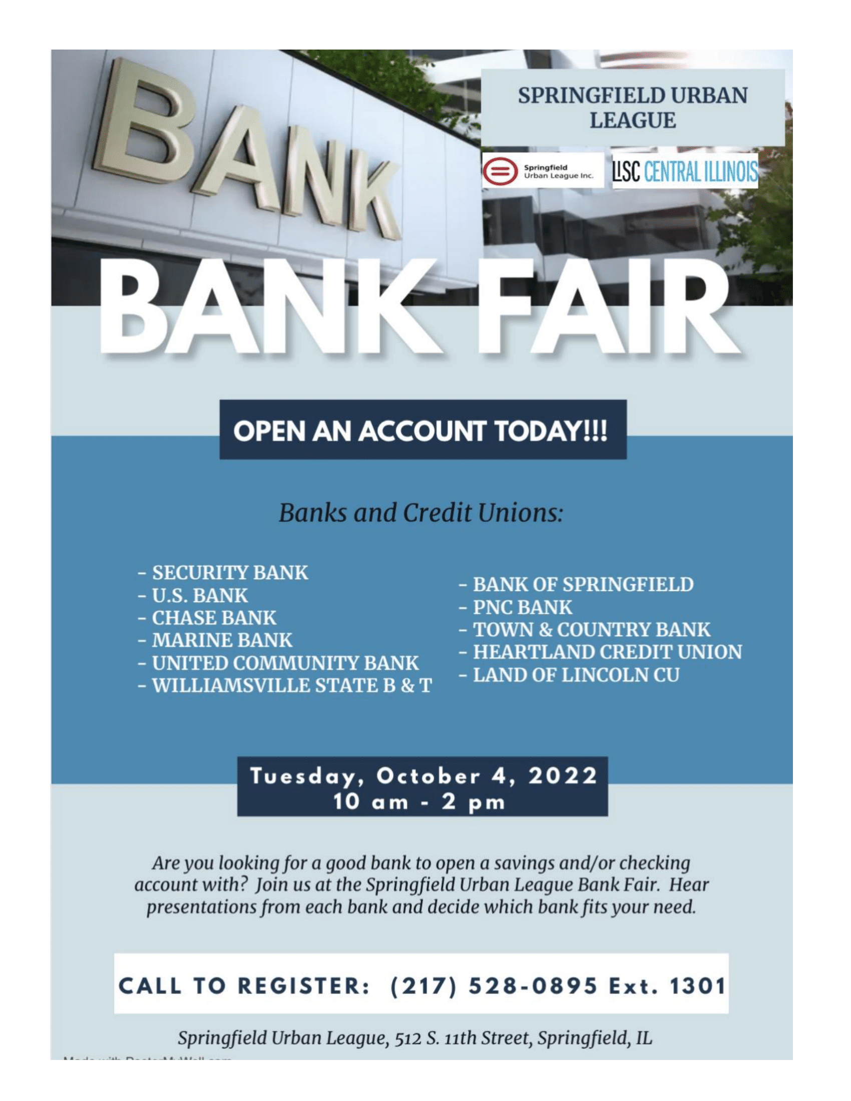 Bank Fair | Springfield Urban League